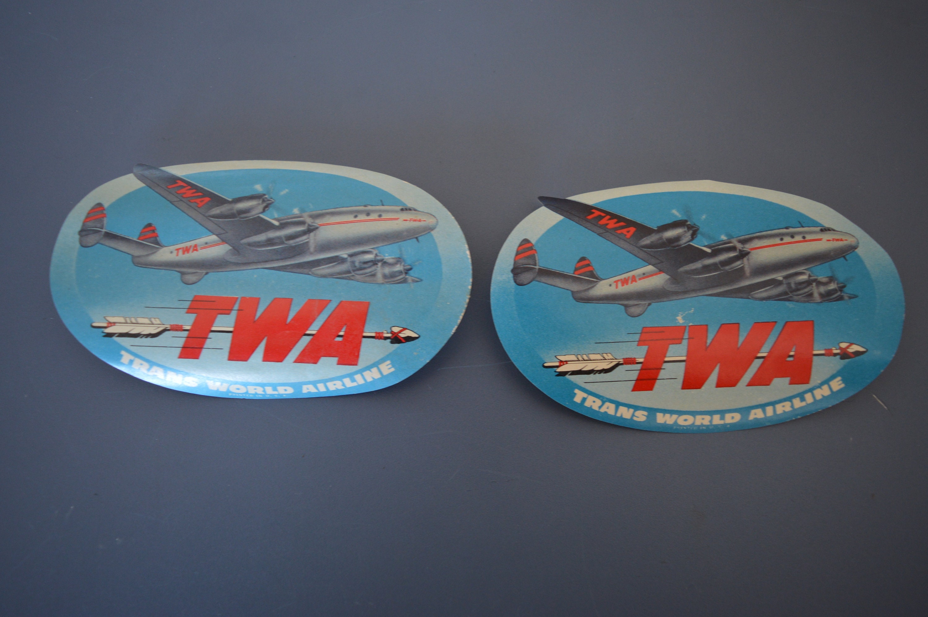 TWA "constellation" Sticker (1940s) (2-pack) - Etsy