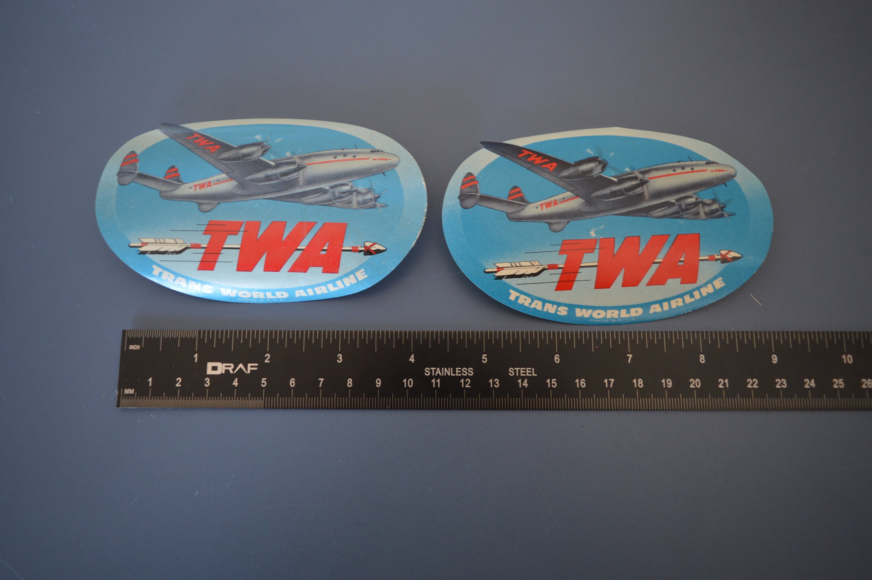 TWA constellation Sticker 1940s 2-pack - Etsy Australia
