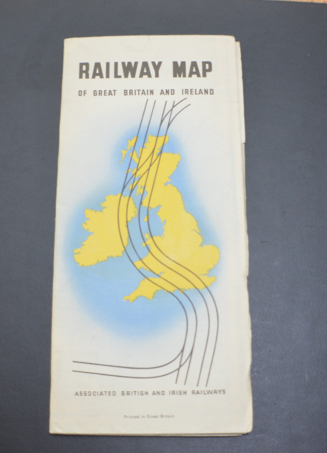 British Railways "map of Great Britain and Ireland" (1930/40s) - Etsy UK