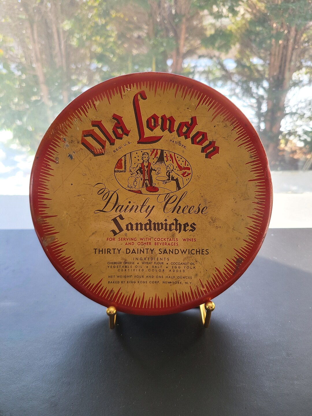 Old London Dainty Chees Sandwiches Tin - Etsy