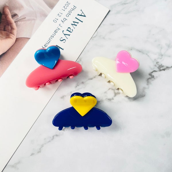 Heart Hair Pins - Etsy