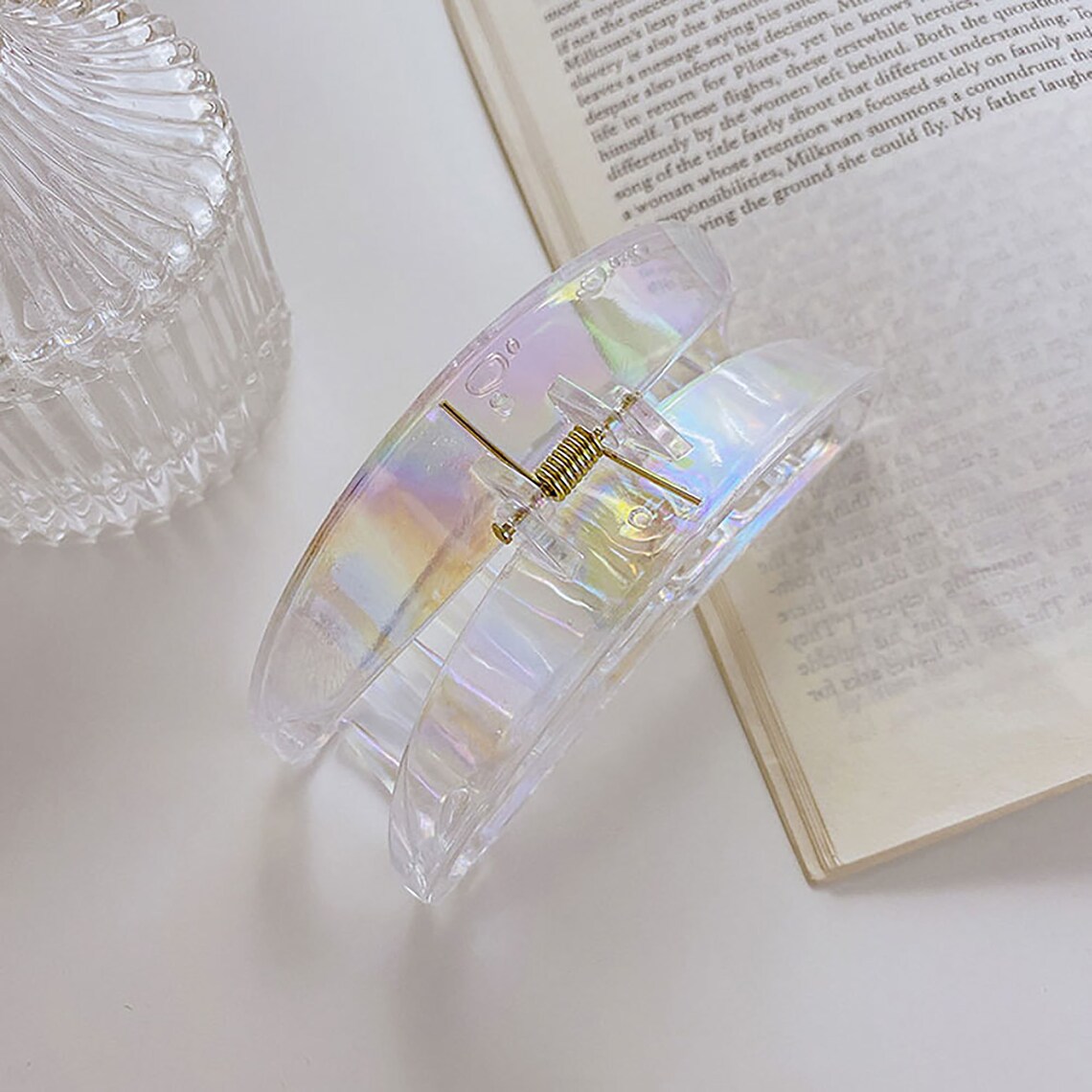 Transparent Mermaid Hair Claws Shiny Hair Claws for Women - Etsy
