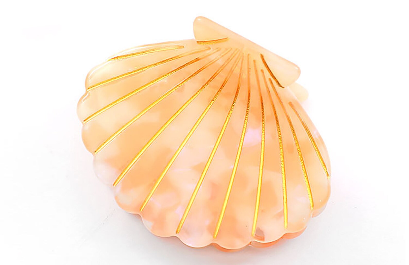 Colorful Shell Hair Clip Mauritius resort beach style Hair | Etsy