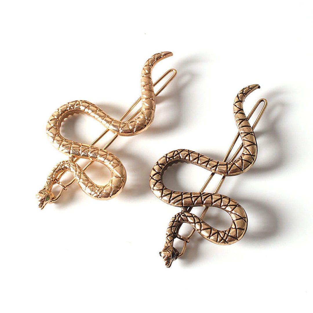 Alloy Snake Shape Hair Clips Retro Hair Clamp for Girl - Etsy