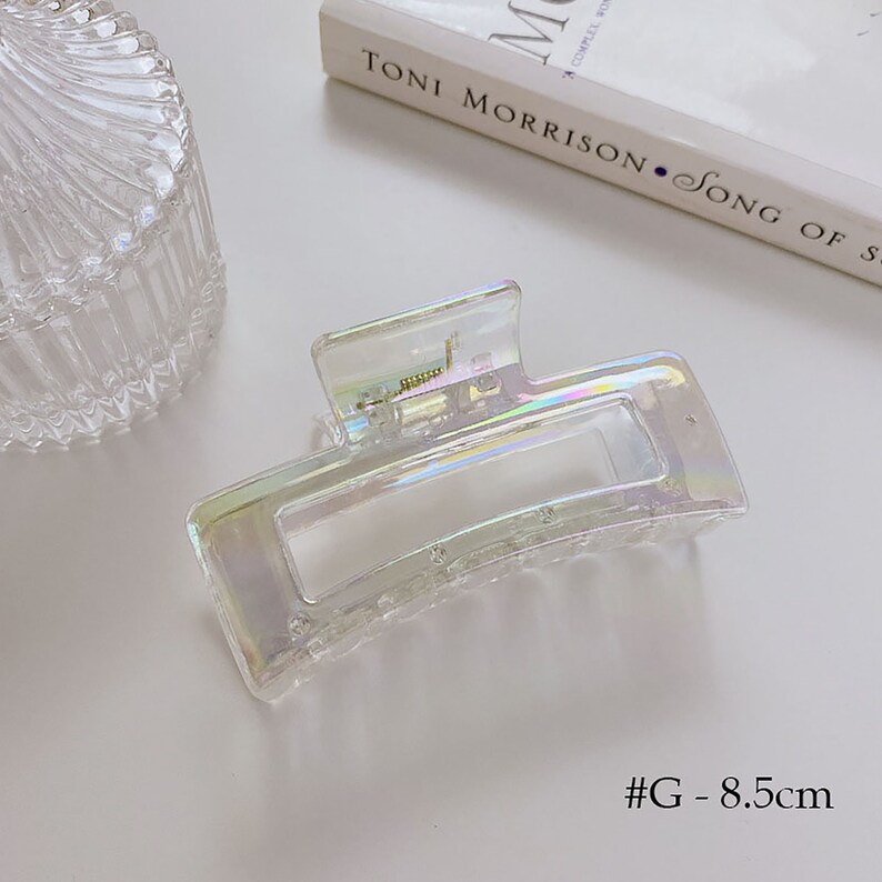 Transparent Mermaid Hair Claws Shiny Hair Claws for Women - Etsy