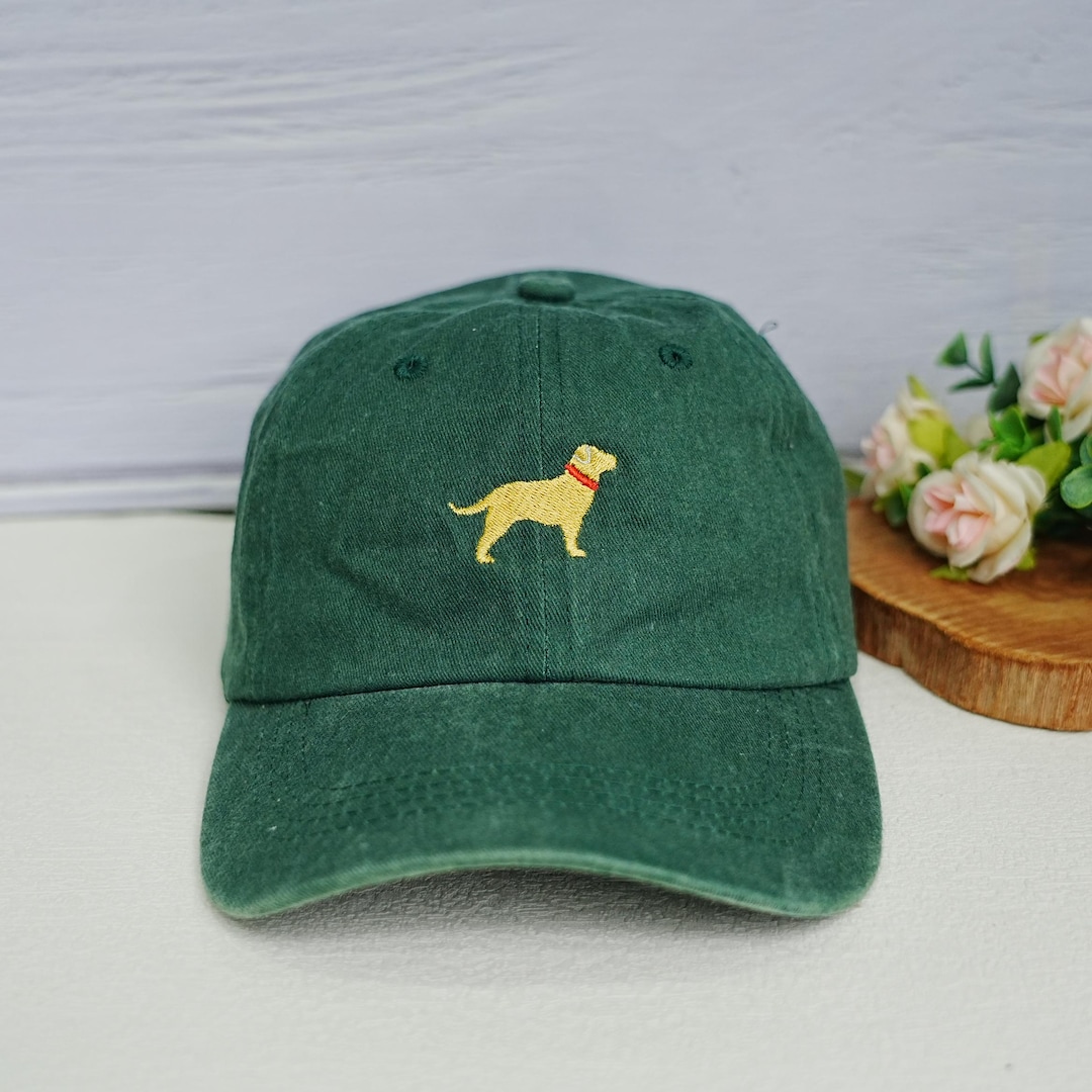 Cute Retriever Embroidered Hats, Lovely Dog Animals Baseball Hats, Dad ...