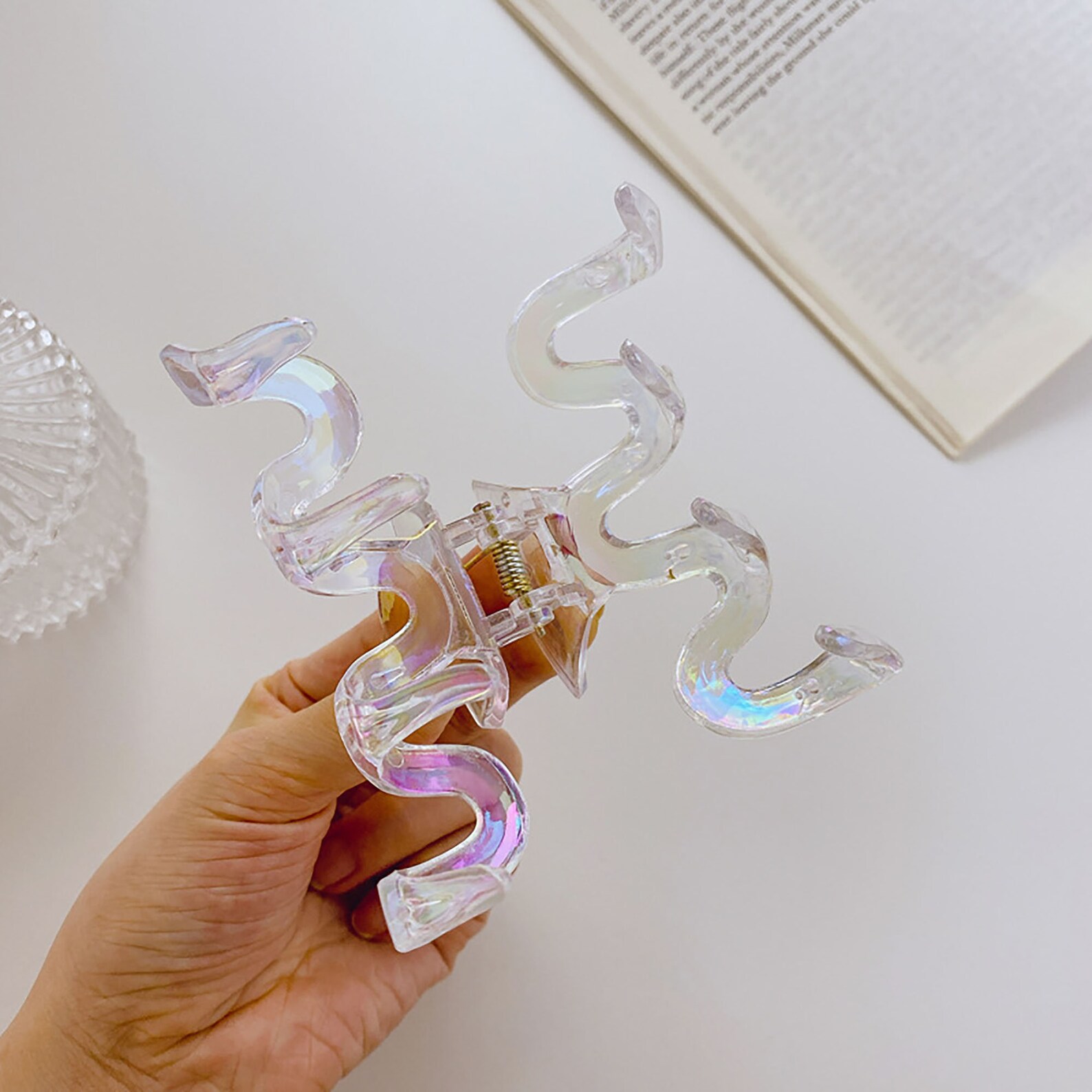 Transparent Mermaid Hair Claws Shiny Hair Claws for Women | Etsy