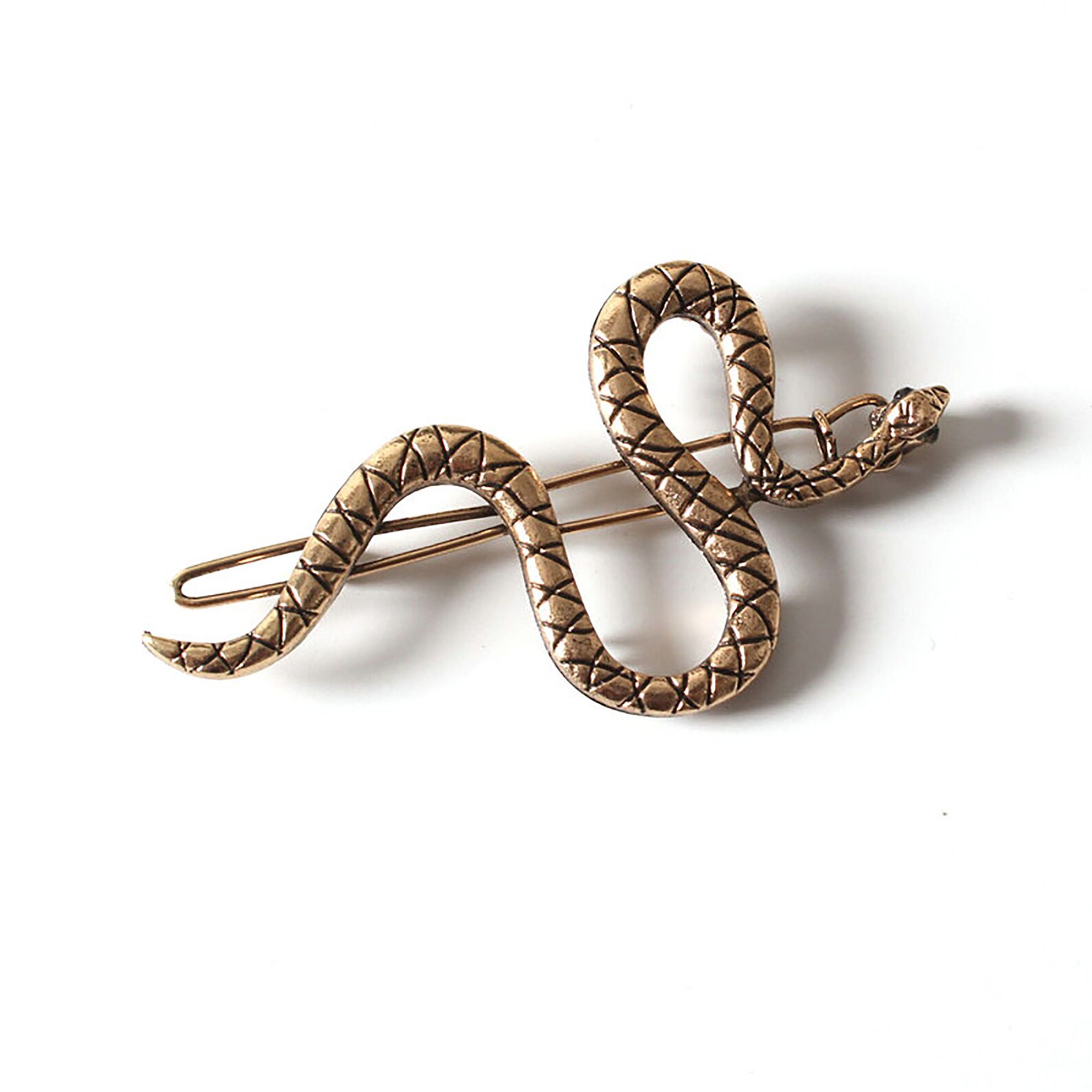 Alloy Snake Shape Hair Clips Retro Hair Clamp For Girl | Etsy