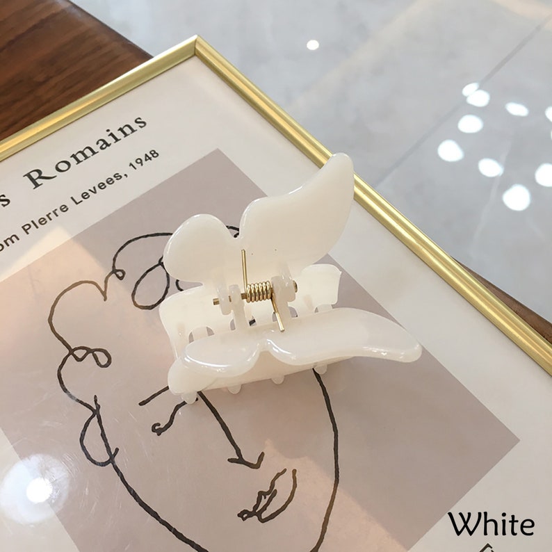 Lovely Macaron Butterfly Hair Claw Cute Butterfly Hair Claw | Etsy