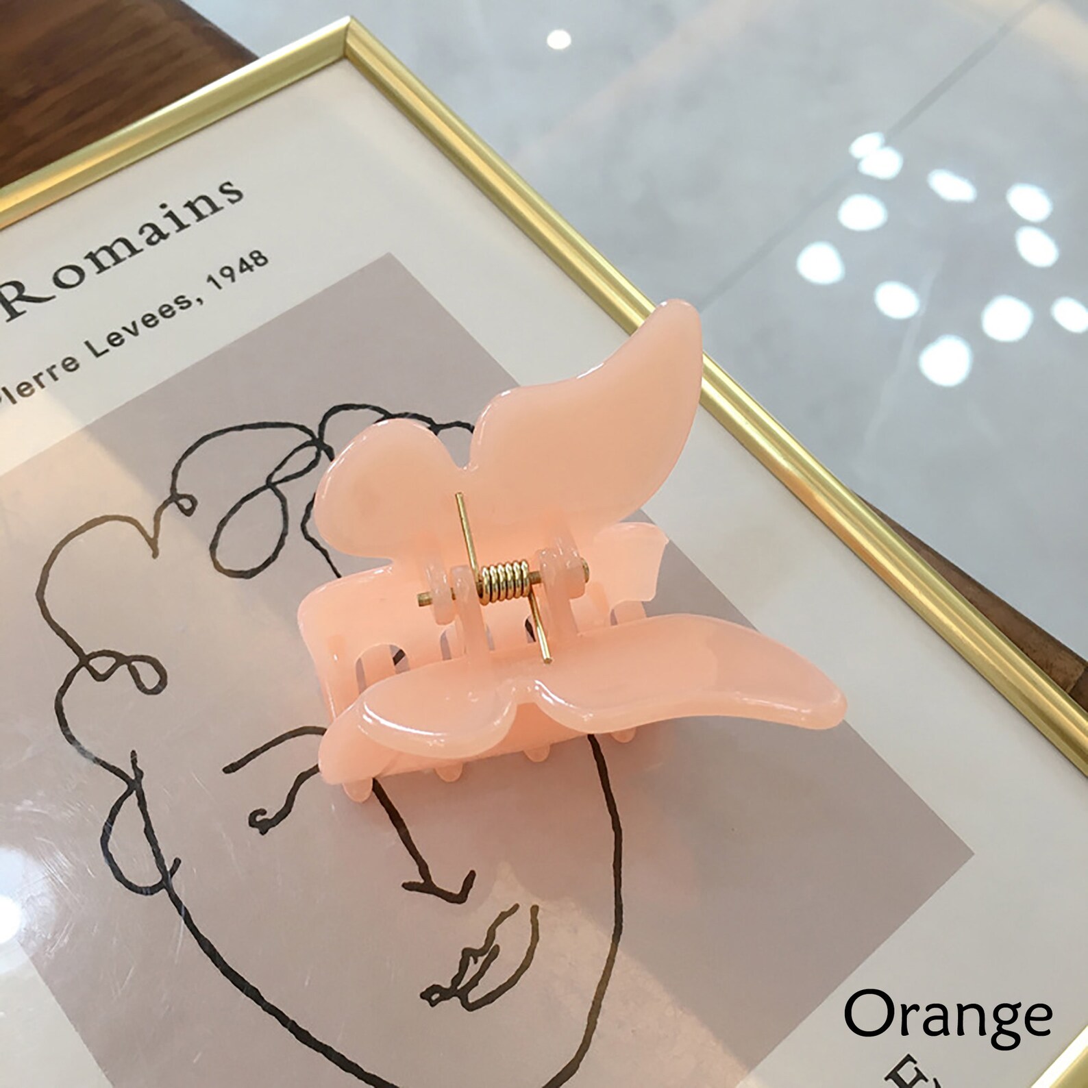 Lovely Macaron Butterfly Hair Claw Cute Butterfly Hair Claw | Etsy