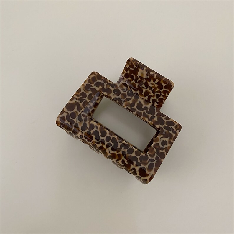 Retro Leopard Hair Claws for Women Acetate Hair Claw Clip - Etsy