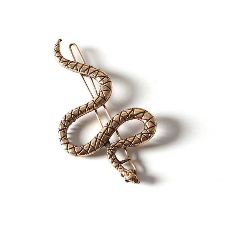 Alloy Snake Shape Hair Clips Retro Hair Clamp for Girl - Etsy