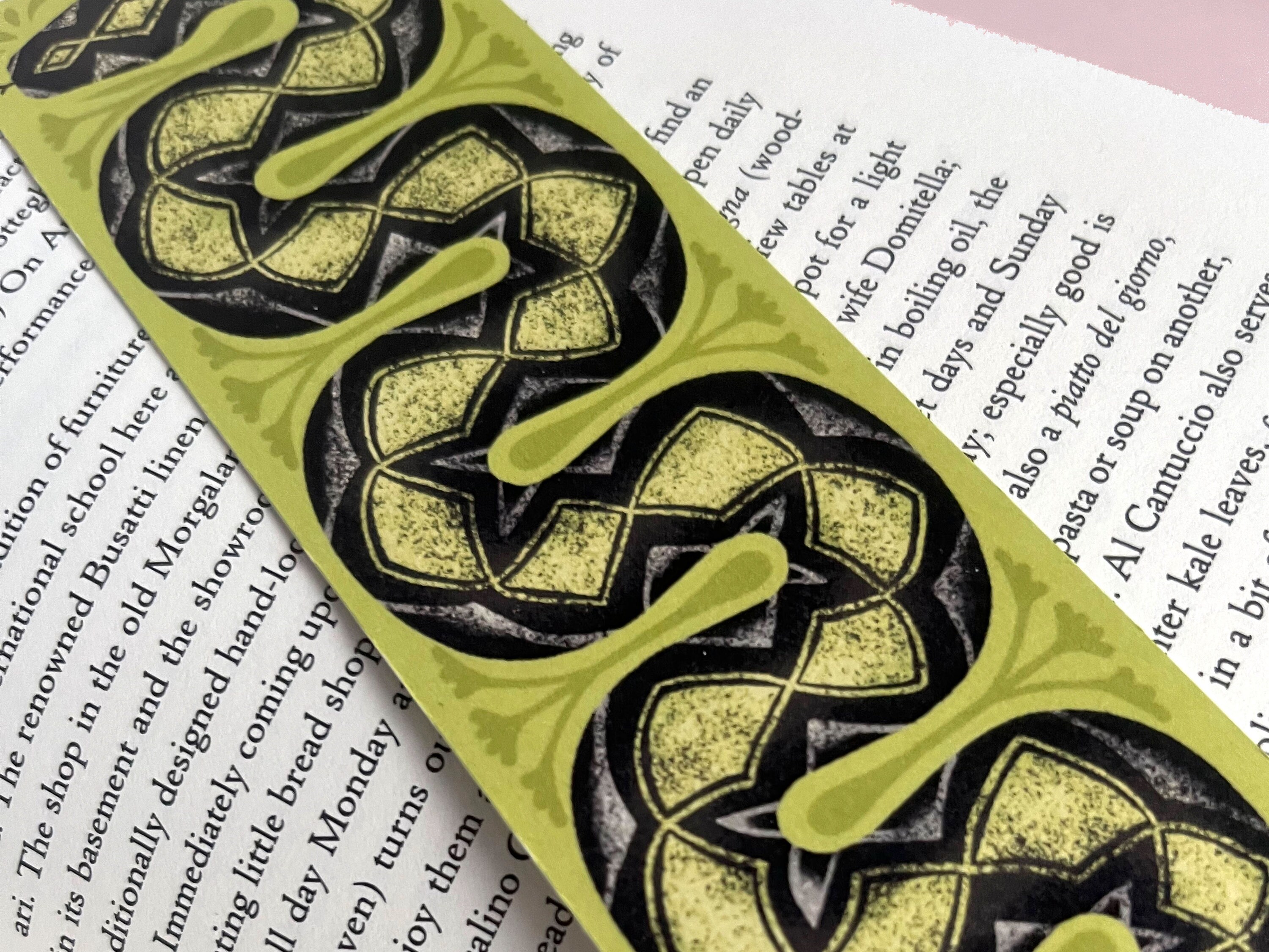 Decorated Snake Bookmark - Etsy