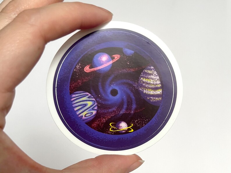 Spaceship Window Sticker Outer Space Vinyl Sticker - Etsy