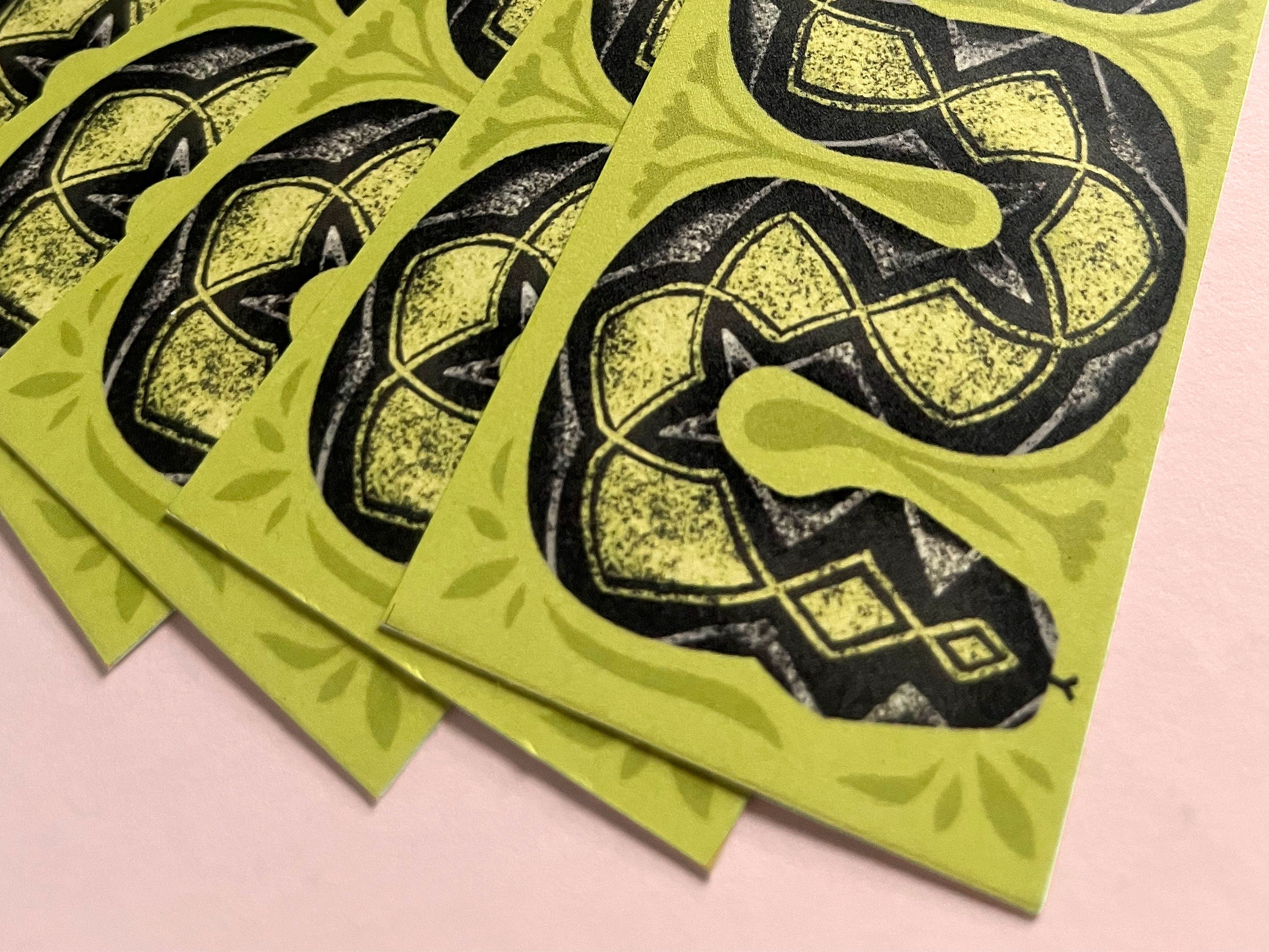 Decorated Snake Bookmark - Etsy