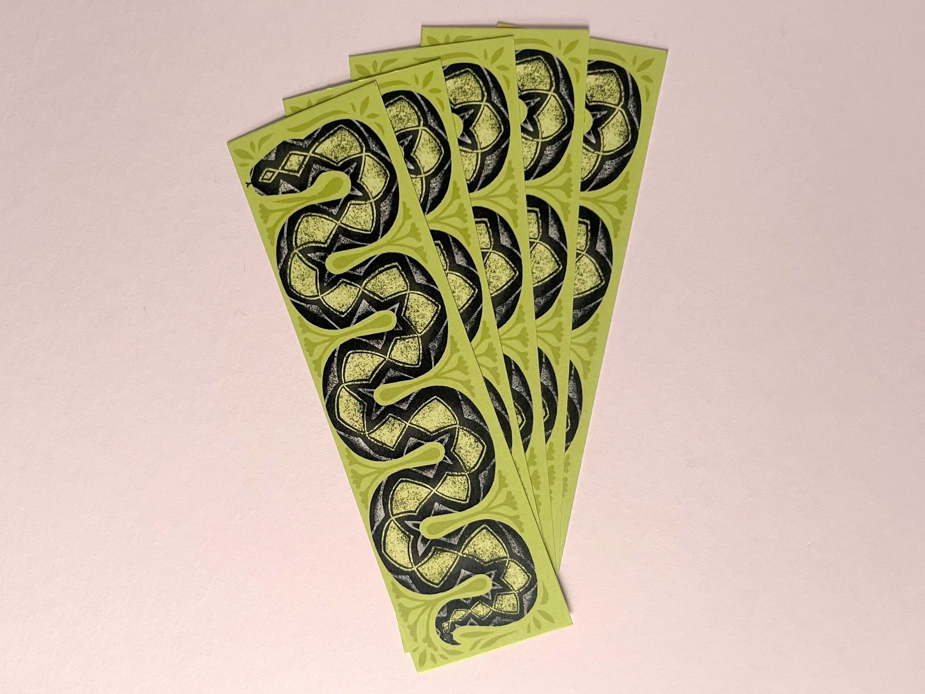 Decorated Snake Bookmark - Etsy