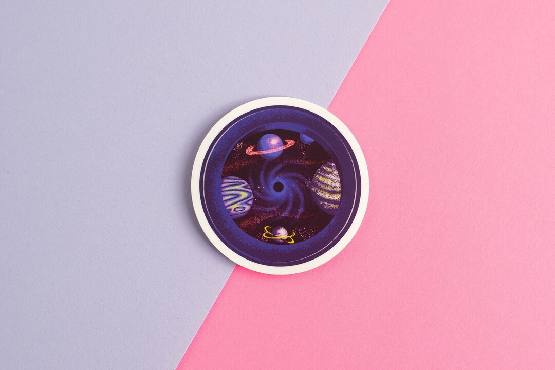 Spaceship Window Sticker, Outer Space Vinyl Sticker - Etsy