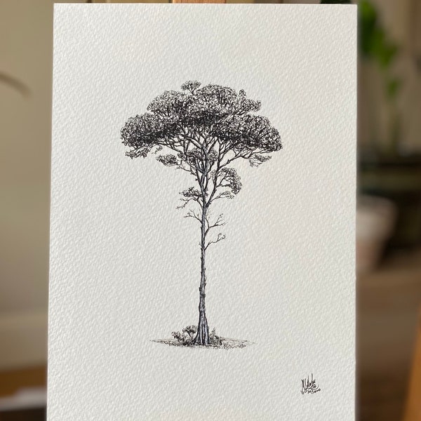 Detailed Ink Drawing - Etsy