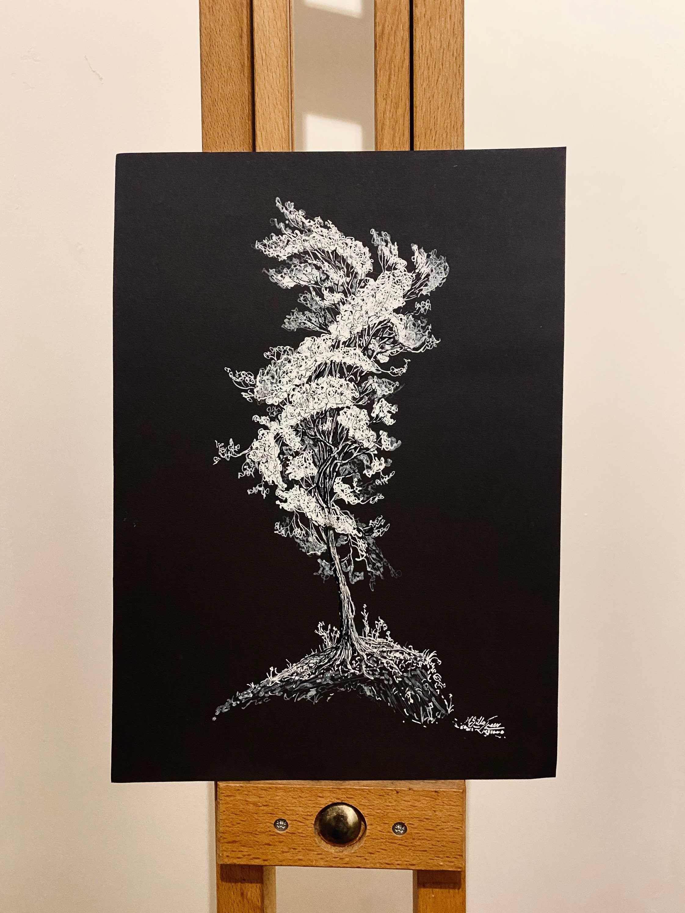 Black Ink Drawings Trees
