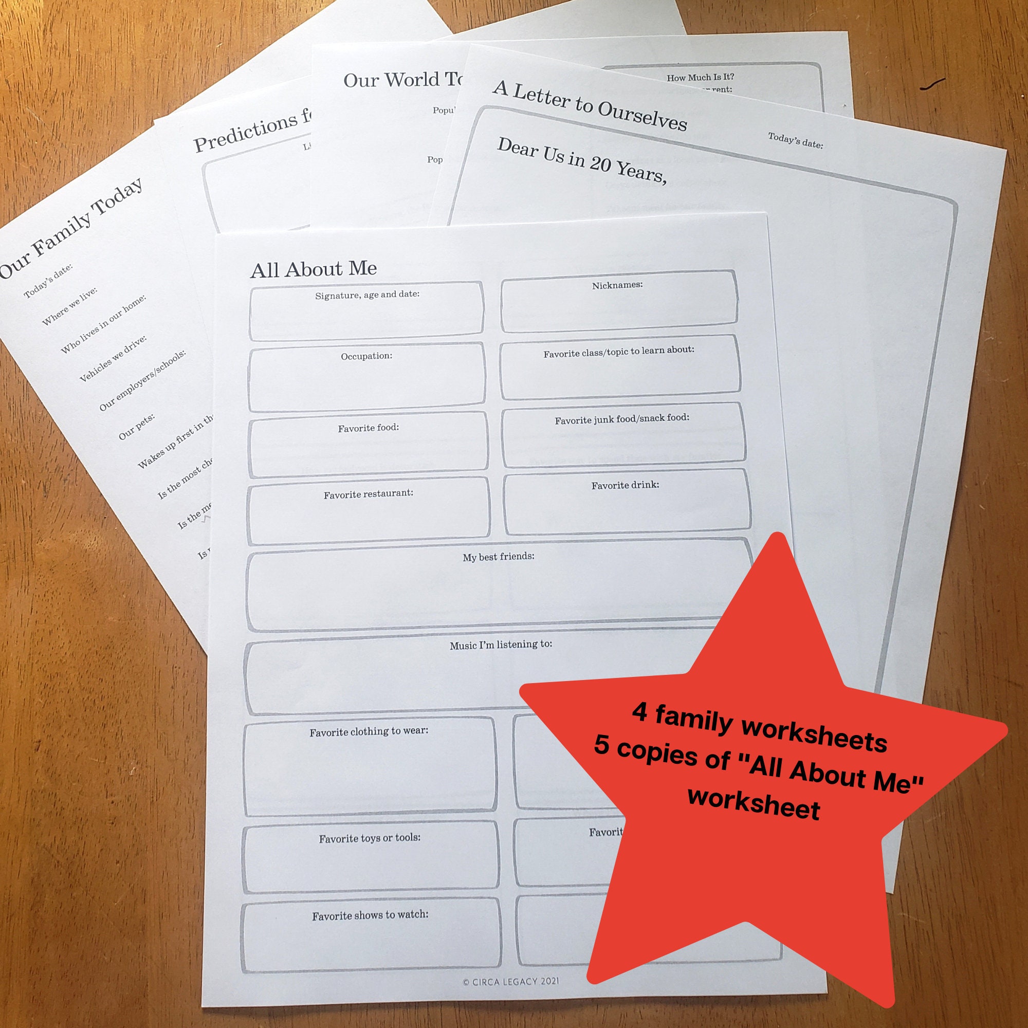 Family Time Capsule - Etsy