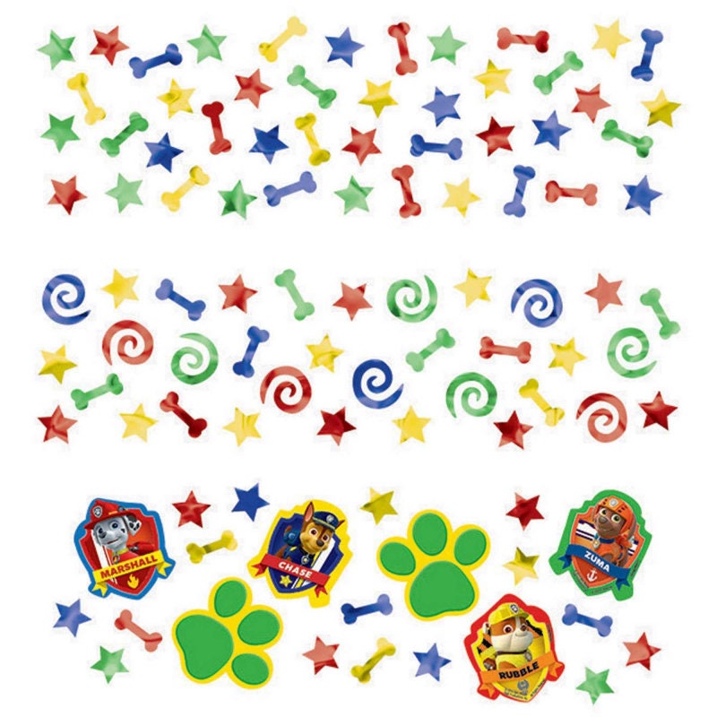 PAW PATROL Confetti Value Pack Birthday Decorations Party Supplies - Etsy