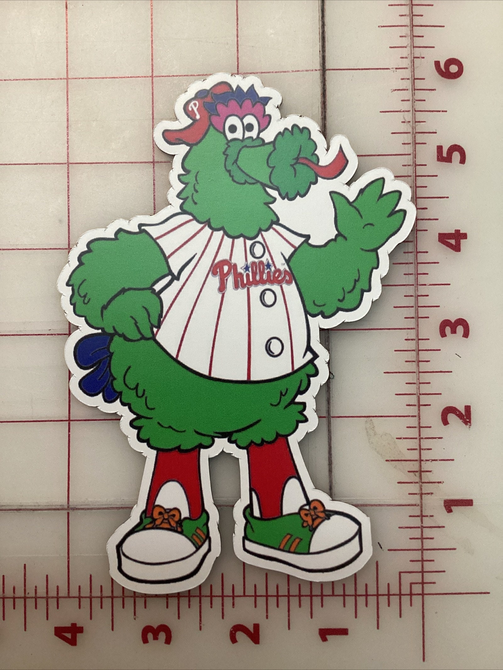 Phillies Phanatic Cartoon Magnet 4”x6” - Etsy