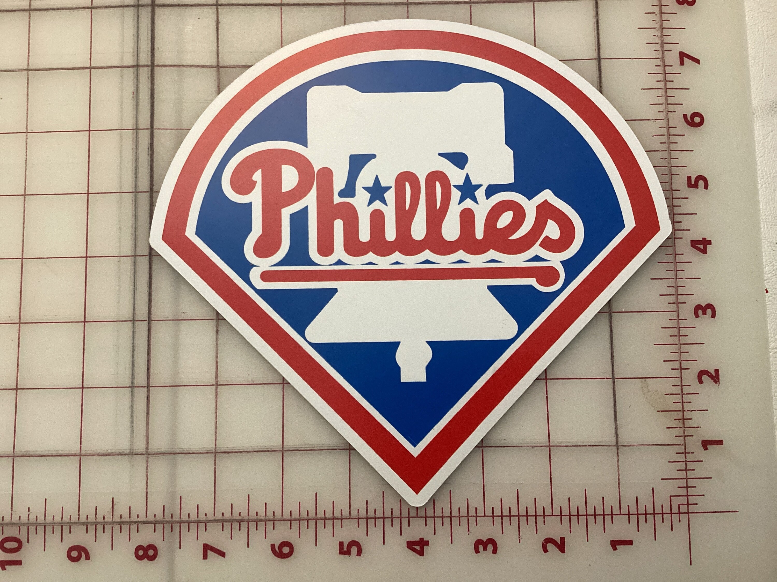 Philadelphia Phillies Die Cut Magnet Large - Etsy