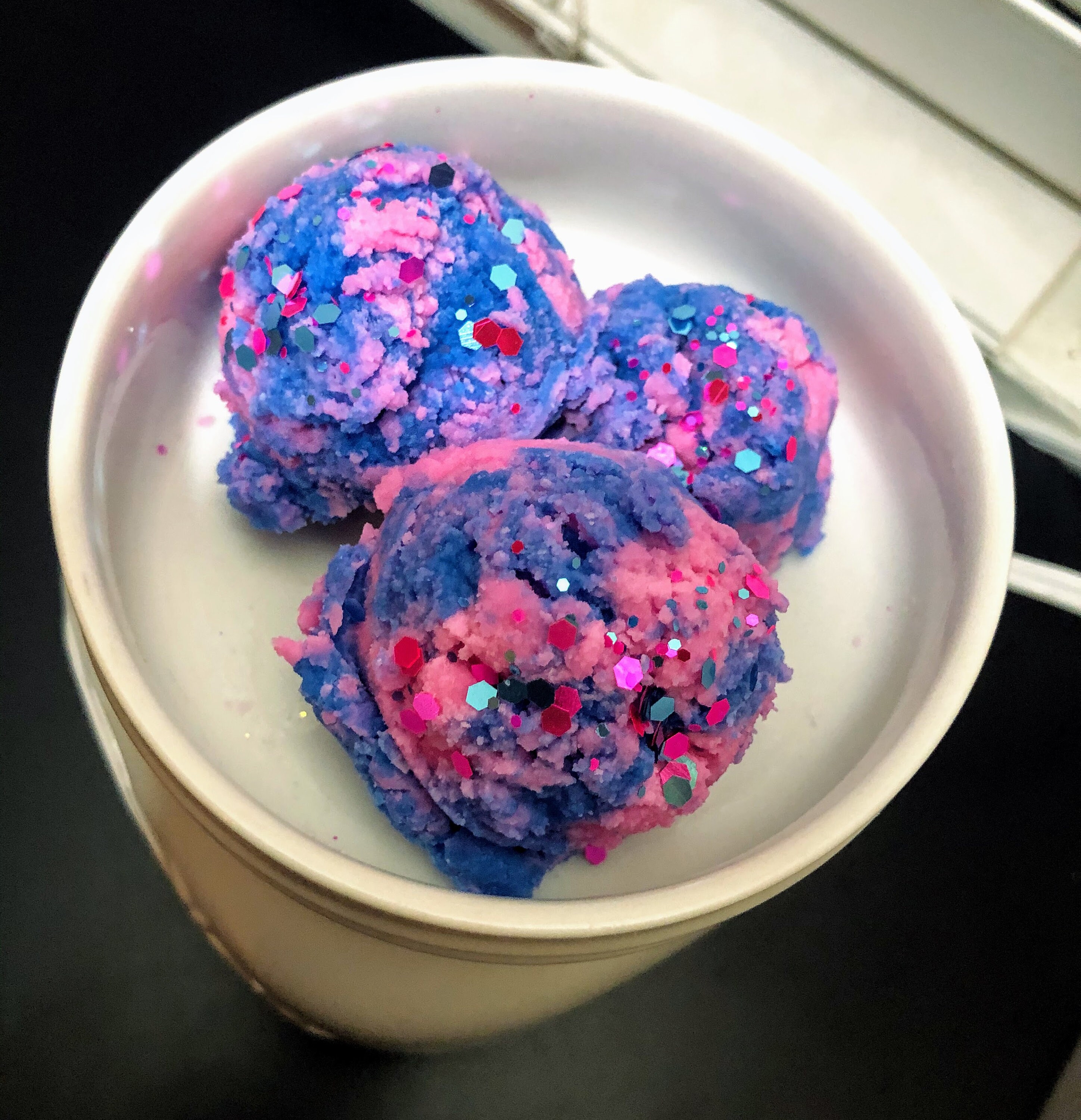 Cotton Candy Ice Cream Glitter Soy Wax Melt Scoops | Etsy