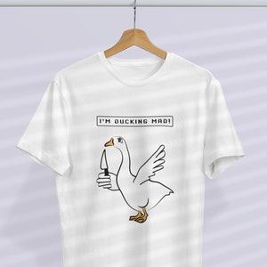 I'm Ducking Mad Intimidating Duck Shirt Meme Shirt - Etsy