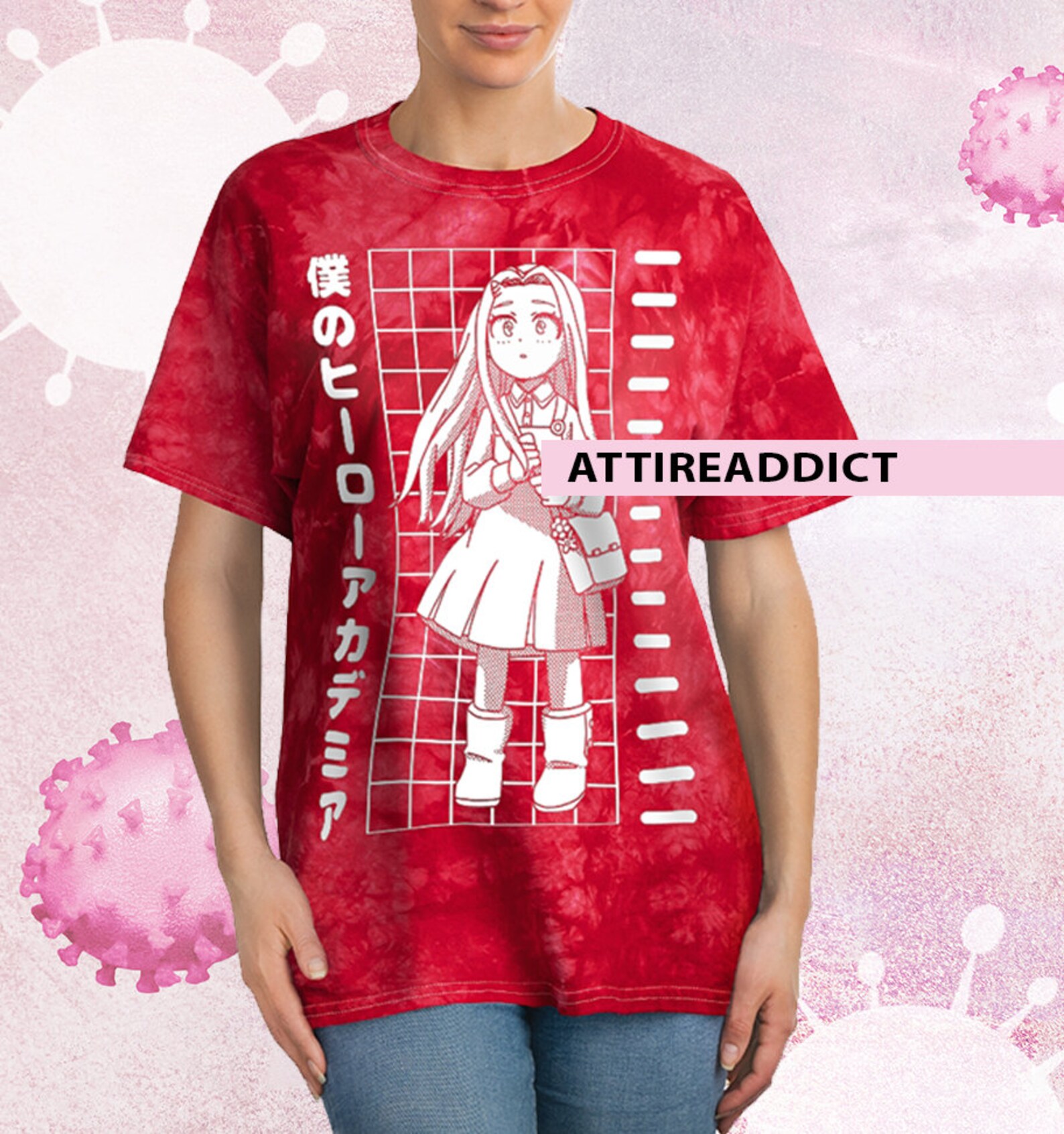 Eri My Hero Academia Tie-dye T-shirt Kawaii Shirt Anime | Etsy