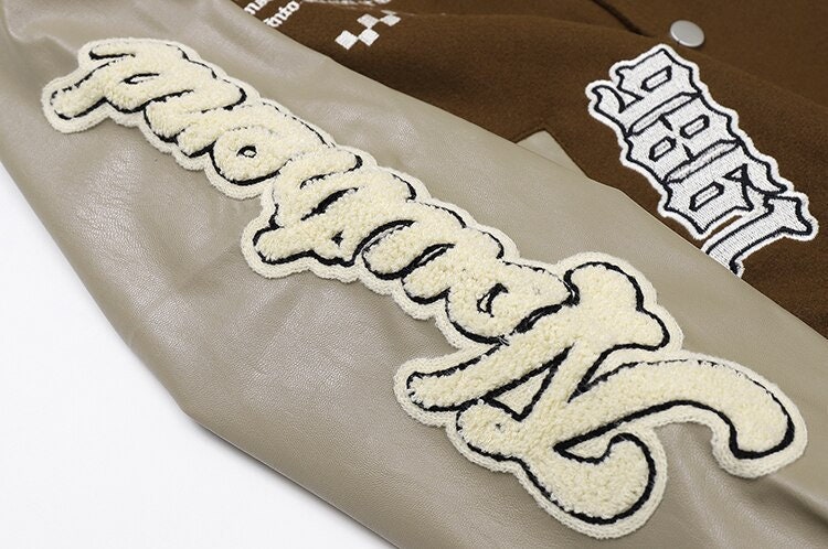 Baseball Bomber Oversize Jacket Letterman Jacket Baseball - Etsy