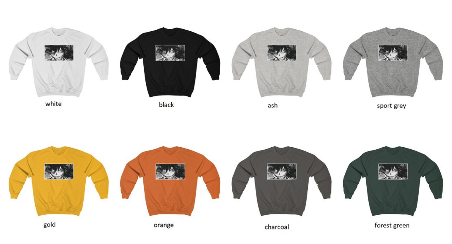 Dabi Sweatshirt BNHA MHA My Hero Academia Boku No Hero | Etsy