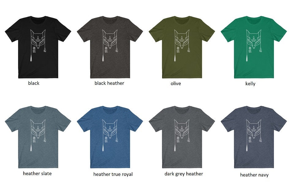 Japanese Traditional Fox Mask Tshirt, Kitsune, Noh Mask, Oni, Japanese ...