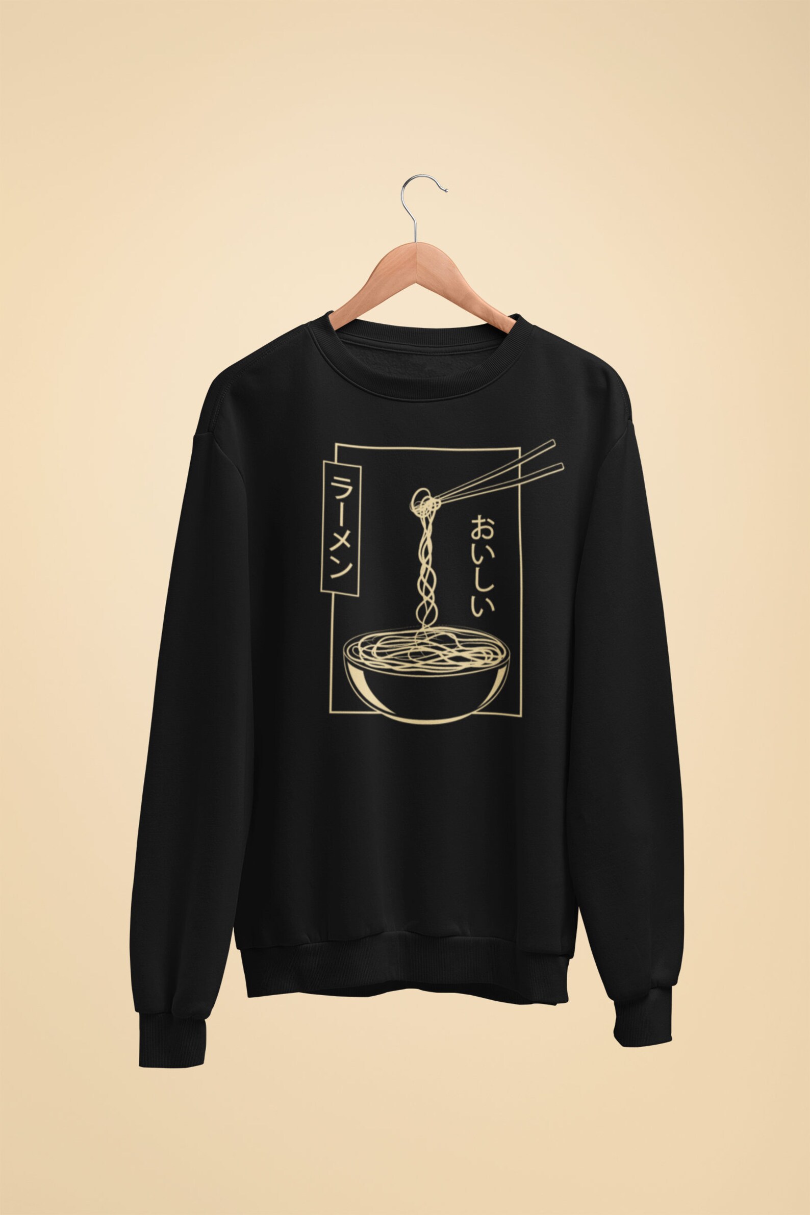 Ramen Bowl Sweatshirt, Ramen Noodles, Japanese Ramen Sweatshirt ...