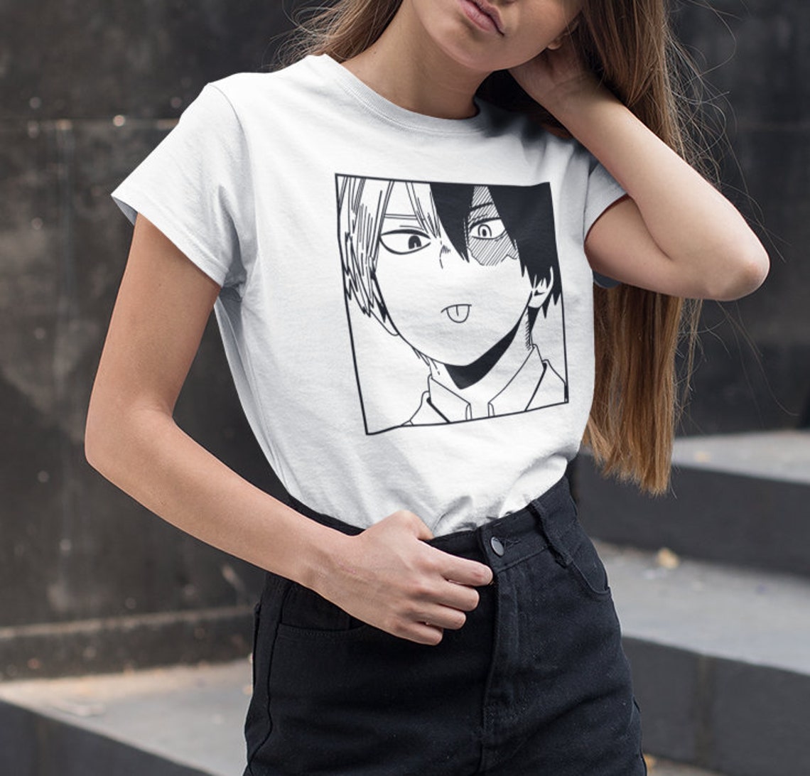 Shoto Todoroki T-Shirt BNHA MHA Anime T-Shirt Anime Shirt | Etsy