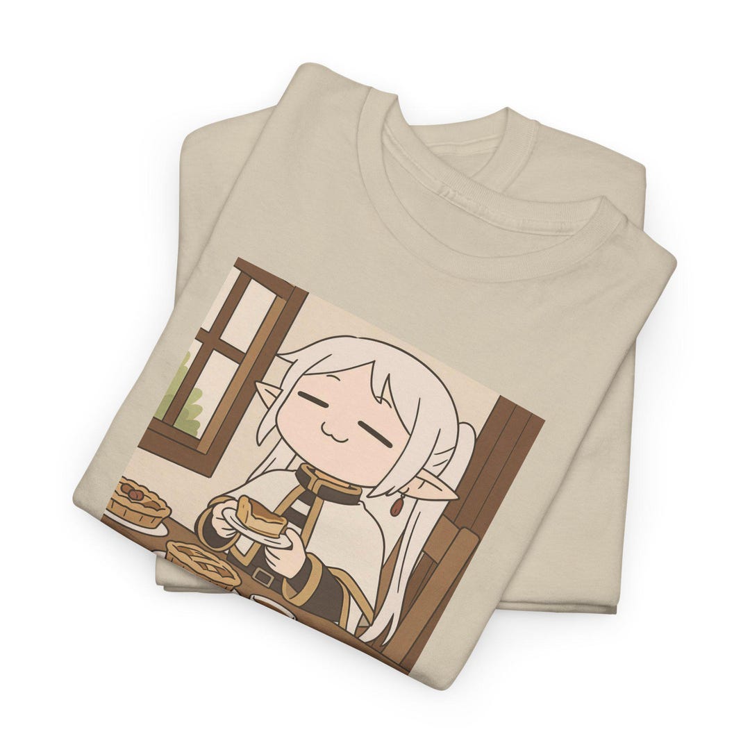 Frieren T-shirt, Elf Mage Anime Shirt, Sousou No Frieren Tee, Fantasy ...