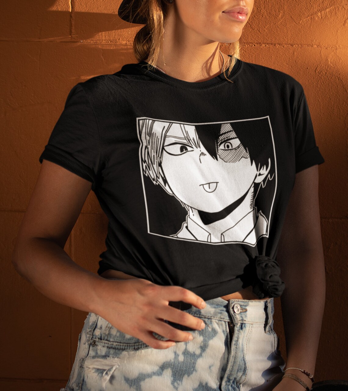 Shoto Todoroki T-Shirt BNHA MHA Anime T-Shirt Anime Shirt | Etsy