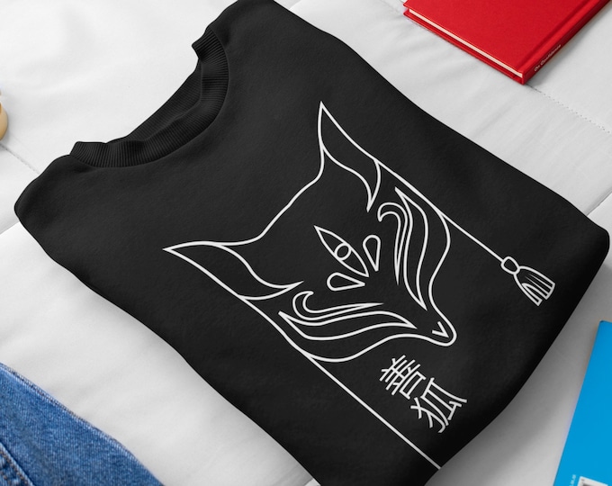 Japanese Traditional Fox Mask Tshirt Kitsune Noh Mask Oni | Etsy