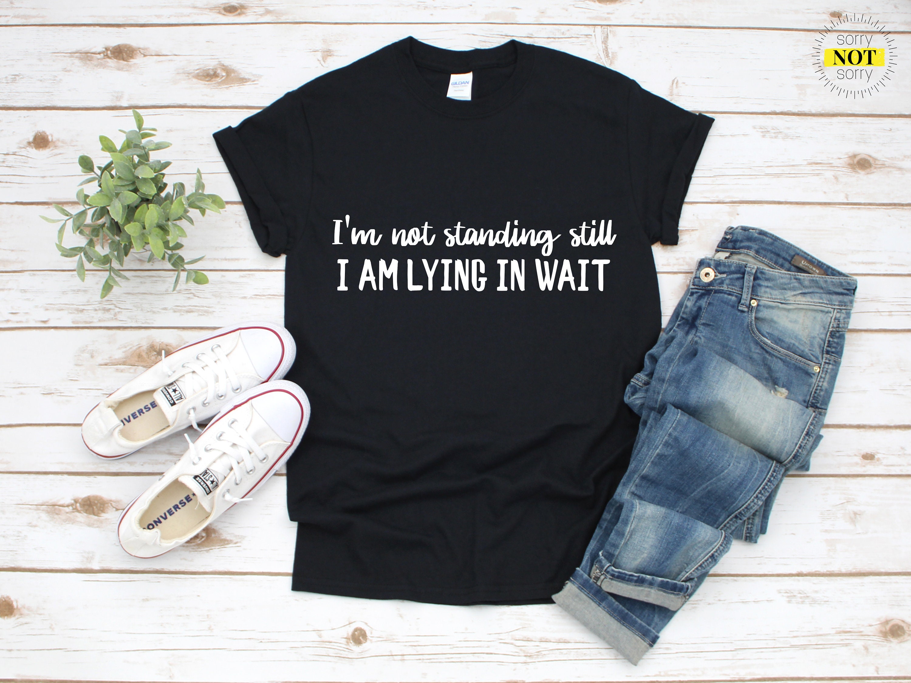 Hamilton I'm Not Standing Still Unofficial Slogan T-shirt - Etsy UK