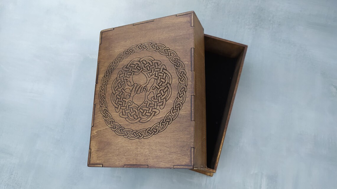 Plywood Tarot Card Storage Box - Etsy