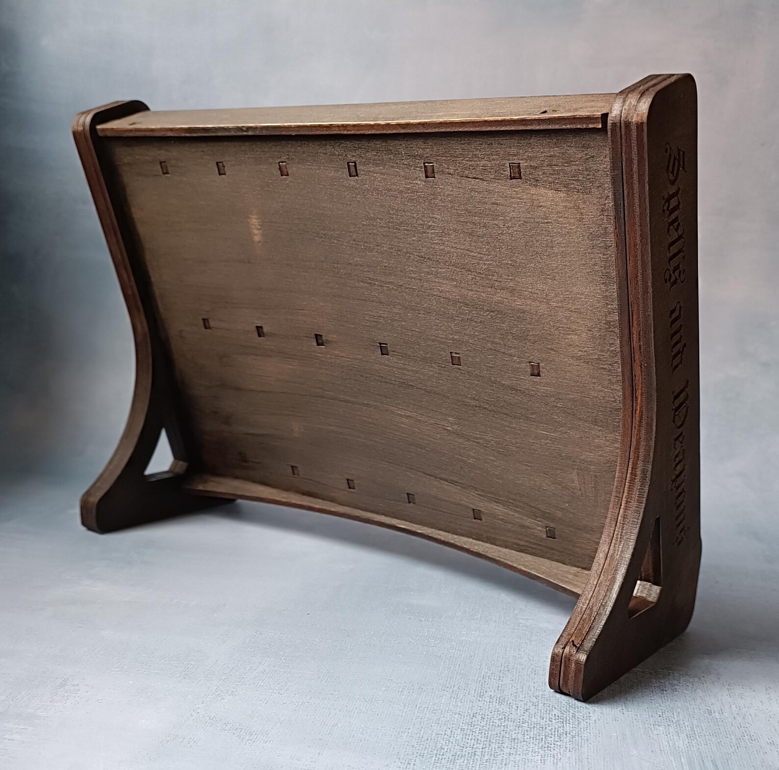 Handmade Wooden Dice Display Stand: RPG Dice Organizer, Holds 5 Sets - Etsy