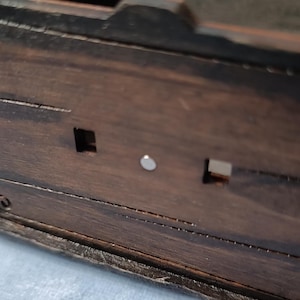 Handmade Wooden Fantasy Chest: RPG Dice & Jewelry Box - Etsy