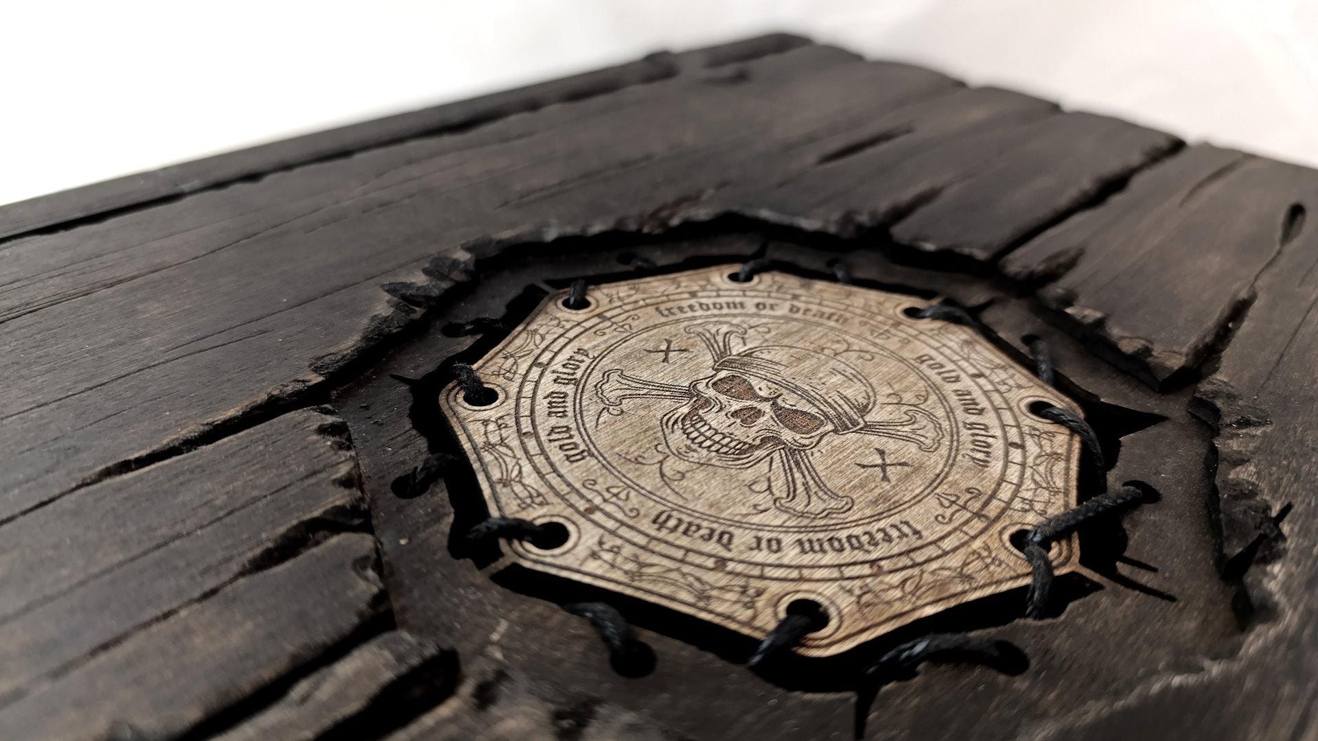 Handmade Wooden Pirate Book Box: A4 Storage Organizer - Etsy
