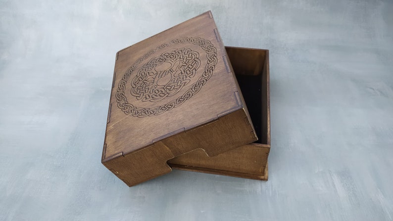 Plywood Tarot Card Storage Box - Etsy