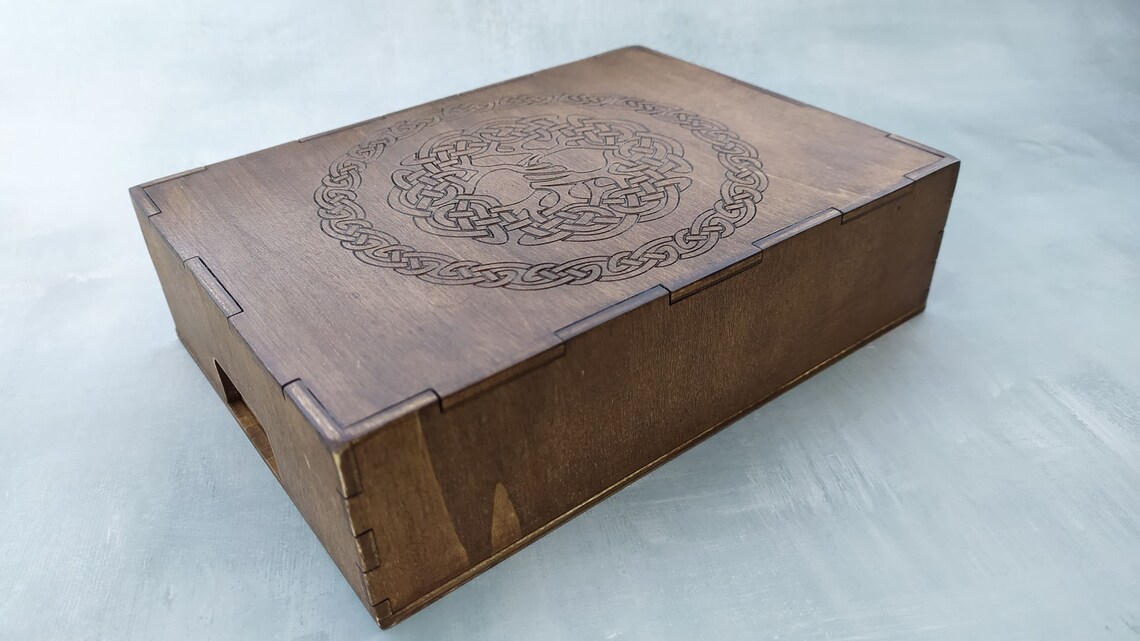 Plywood Tarot Card Storage Box - Etsy