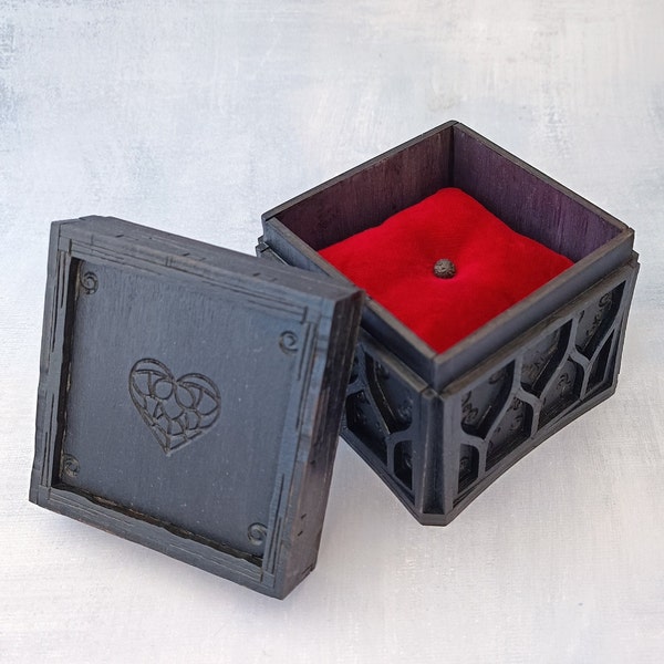 Skull Ring Box - Etsy