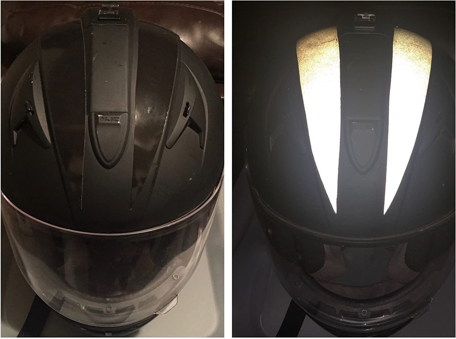 Bright Night Reflective Motorcycle Helmet Safety Tape Decal | Etsy