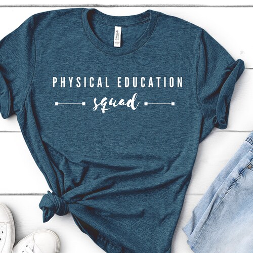 Physical Education T-shirt Back to School PE Teacher Gym | Etsy