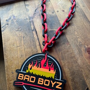 Custom Made 3D Printed Oversized Team Necklace - Etsy