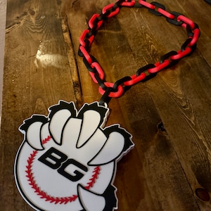 Custom Made 3D Printed Oversized Team Necklace - Etsy